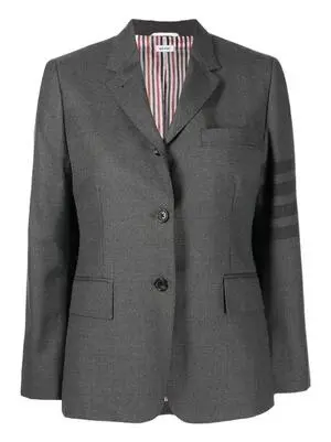 Thom Browne 4-bar Single Breasted Blazer - Medium Gray