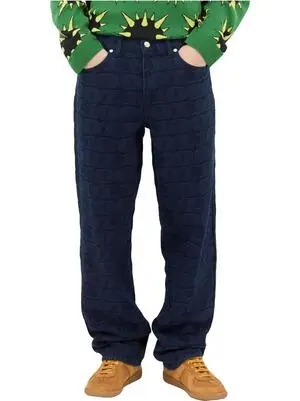 AWAKE Logo Jacquard Jeans - Deepnavy