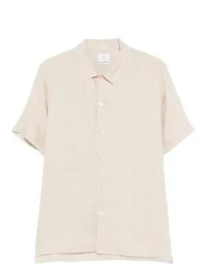 Paul Smith Embroidered-detail Short-sleeve Shirt - White