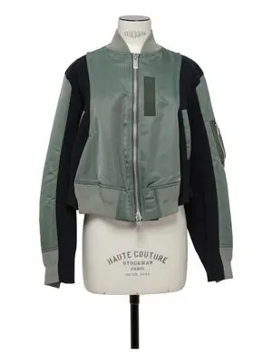 Sacai Panelled Bomber Jacket - Gray