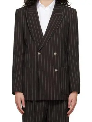 Hugo Boss Long-sleeved Suit Jacket - Black