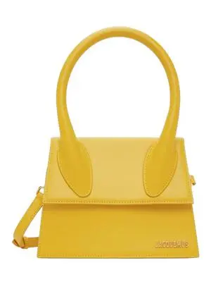 Jacquemus Le Grand Chiquito Leather Tote Bag - Yellow
