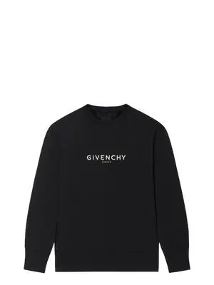 Givenchy Reverse Logo Crewneck Sweatshirt - Black