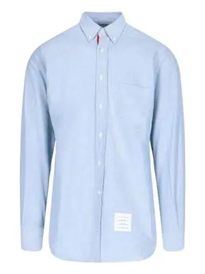 Thom Browne Collared Button-up Oxford Shirt - Blue