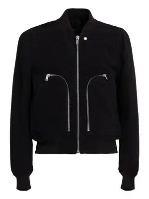 Rick Owens Flight Wool Jacket - Black