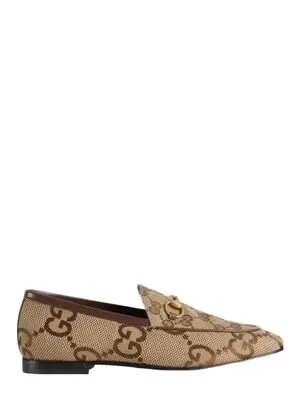 Gucci Gucci Maxi GG Jordaan Loafers Brown