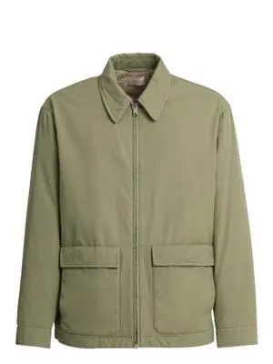 THE ROW Justo Cotton Cashmere Jacket - Nude