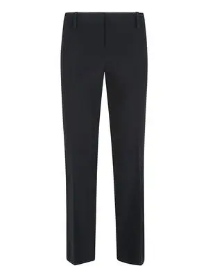 Ermanno Scervino Mid-rise Straight-leg Trousers - Black