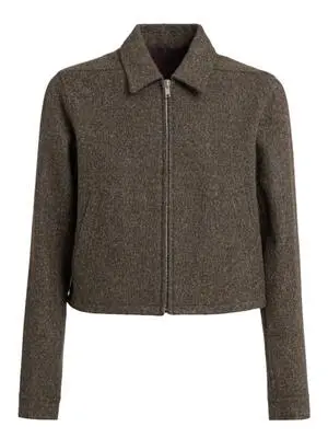 Rick Owens Alice Virgin Wool Jacket - Brown