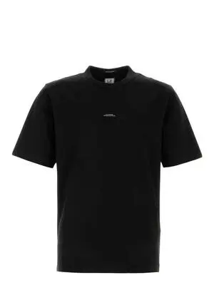 C.P. COMPANY Mercerized Jersey T-shirt - Black