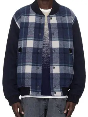 Isabel Marant Étoile Kalban Checked Coat - Blue