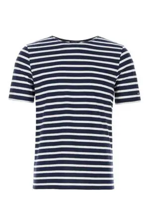 Saint James Striped T-shirt Black