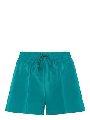 VALENTINO Valentino Silk Faille Elastic Mini Shorts