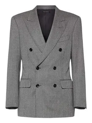 TOM FORD Double Breast Jacket - Gray