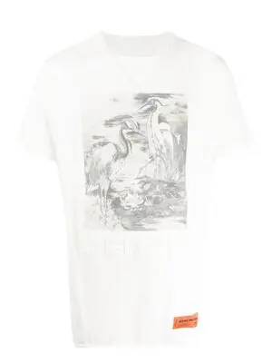 HERON PRESTON Logo Embossed T-shirt
