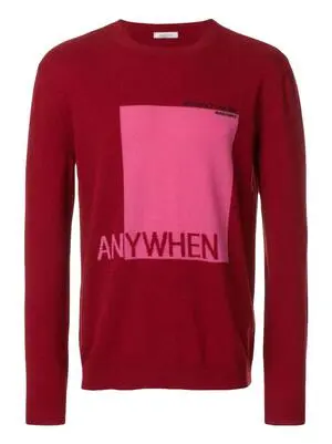 Valentino Garavani Logo Knit Pullover - Red