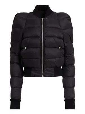 Rick Owens Duvet Flight Light Nylon Jacket - Black