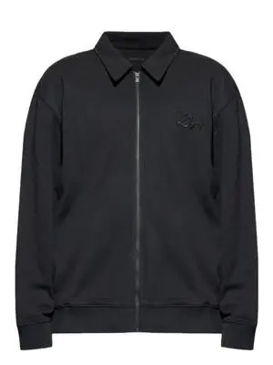 Zadig&Voltaire Logo-embroidered Zip-fastening Jacket - Black