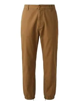 Gucci Web Straight-leg Trousers With Side Stripe Detail - Brown