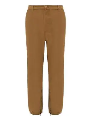 Gucci Web Straight-leg Trousers With Side Stripe Detail - Brown