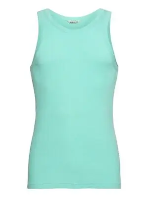 Auralee Crew Neck Vest - Blue