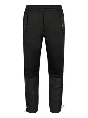Alexander McQueen Panelled Tapered Track Pants - Black