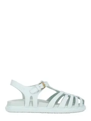 Marni Fisherman Ankle-buckle Sandals - White