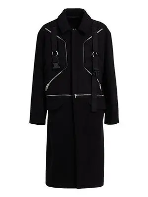 Rick Owens Blixa Jumbo Wool Coat - Black
