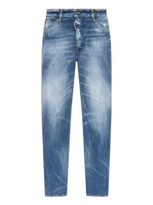 Dsquared2 Be Cool Be Nice" Loose Wash Jeans - Blue