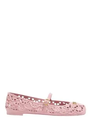 Valentino Garavani Rubber Ballerina Flats - Pink