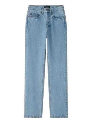 A.p.c. Belt Loop Denim Trousers - Blue