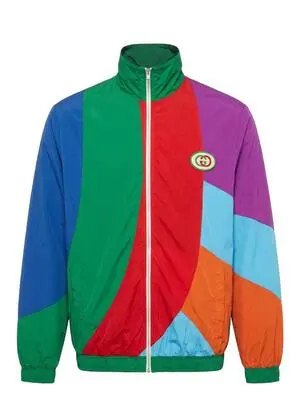Gucci Color-blocked Zip-up Jacket - Multicolor