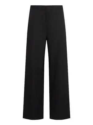 TOTEME Twisted Seam Organic Cotton Pants - Black