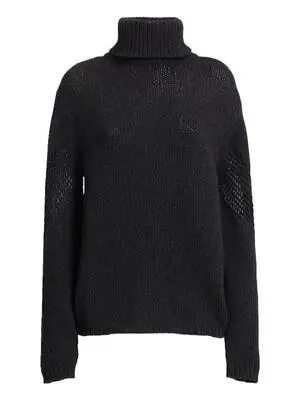 Our Legacy Cage Knit Rollneck Sweater - Black