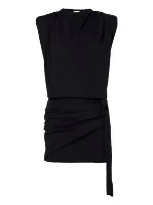 ISABEL MARANT ÉTOILE Isabel Marant Marielle Draped Cotton Minidress