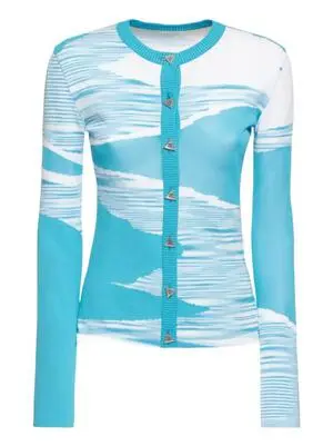 MISSONI Missoni Space Dyed Intarsia Knit Cardigan