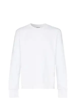 Thom Browne Striped Sweatshirt - White