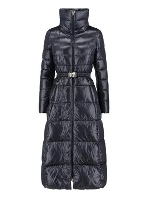 HERNO Herno High Neck Long Sleeve Zip Up Down Coat