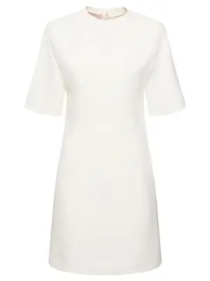 Valentino Garavani Short-sleeved Mini Dress - White