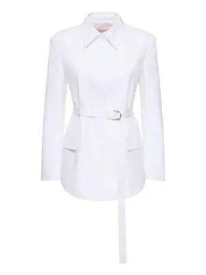 Valentino Garavani Belted Casual Jacket - White