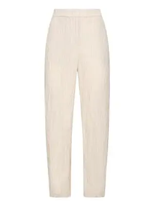 GIORGIO ARMANI Giorgio Armani Striped High Waist Trousers