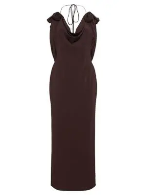 Magda Butrym Neck-hanging Dress - Black