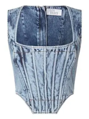 Giuseppe Di Morabito Sleeveless Denim Vest - Blue