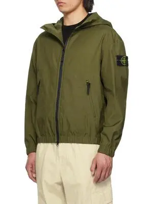 Stone Island Watro-tc Hooded Jacket - Military Green