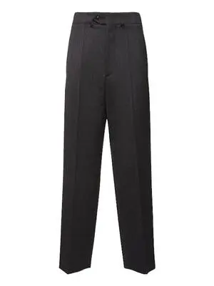 Victoria Beckham High-waisted Casual Pants - Grey