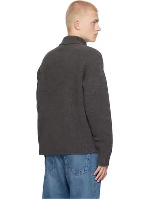 AMI Ami Paris Ami De Coeur Roll-Neck Knit Jumper