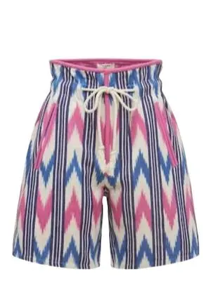 Isabel Marant Étoile Printed Drawstring Shorts - Multicolor