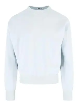 Auralee Crew Neck Sweater - Light Blue