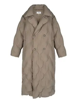 MAISON MARGIELA Oversized Padded Coat - Gray