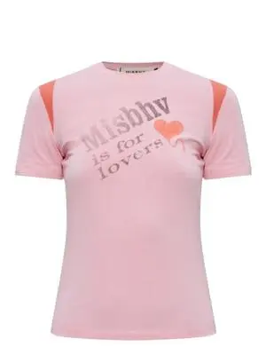 MISBHV Logo Fitted T-shirt - Pink